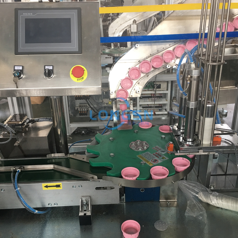 Automatic Bottle Cap/Lid Foil Wad Wadding Inserting Machine from China manufacturer - Longsn Machine