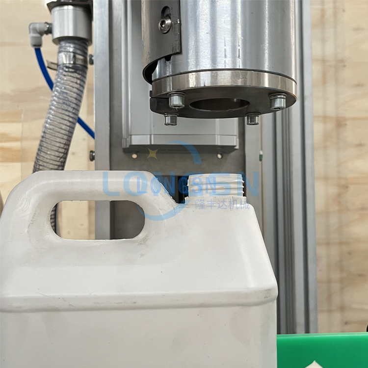 Plastic Jerrycan Oil Bottle Neck Cutting Trimming Machine from China ...